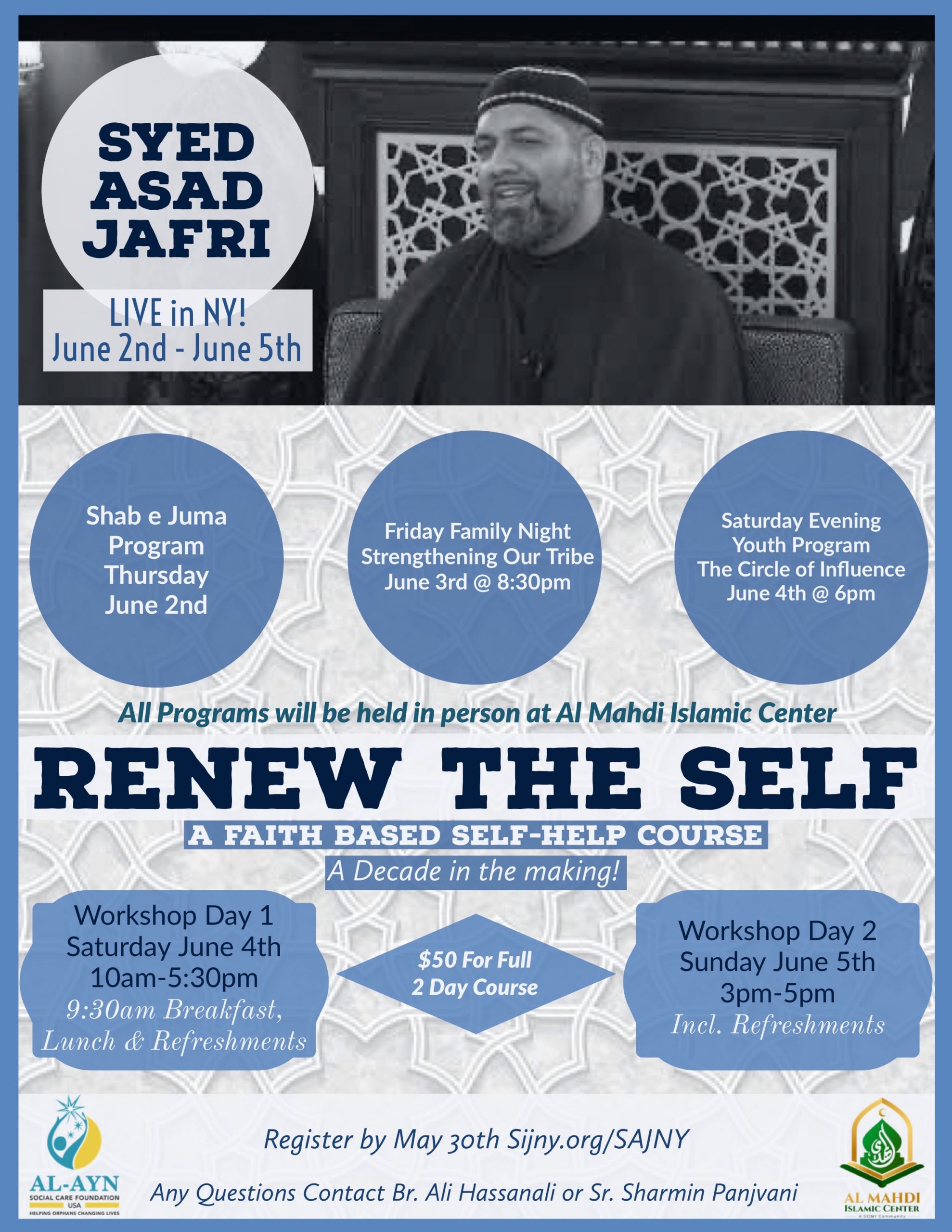 Syed Asad Jafri – Live in New York! – Al-Mahdi Islamic Center
